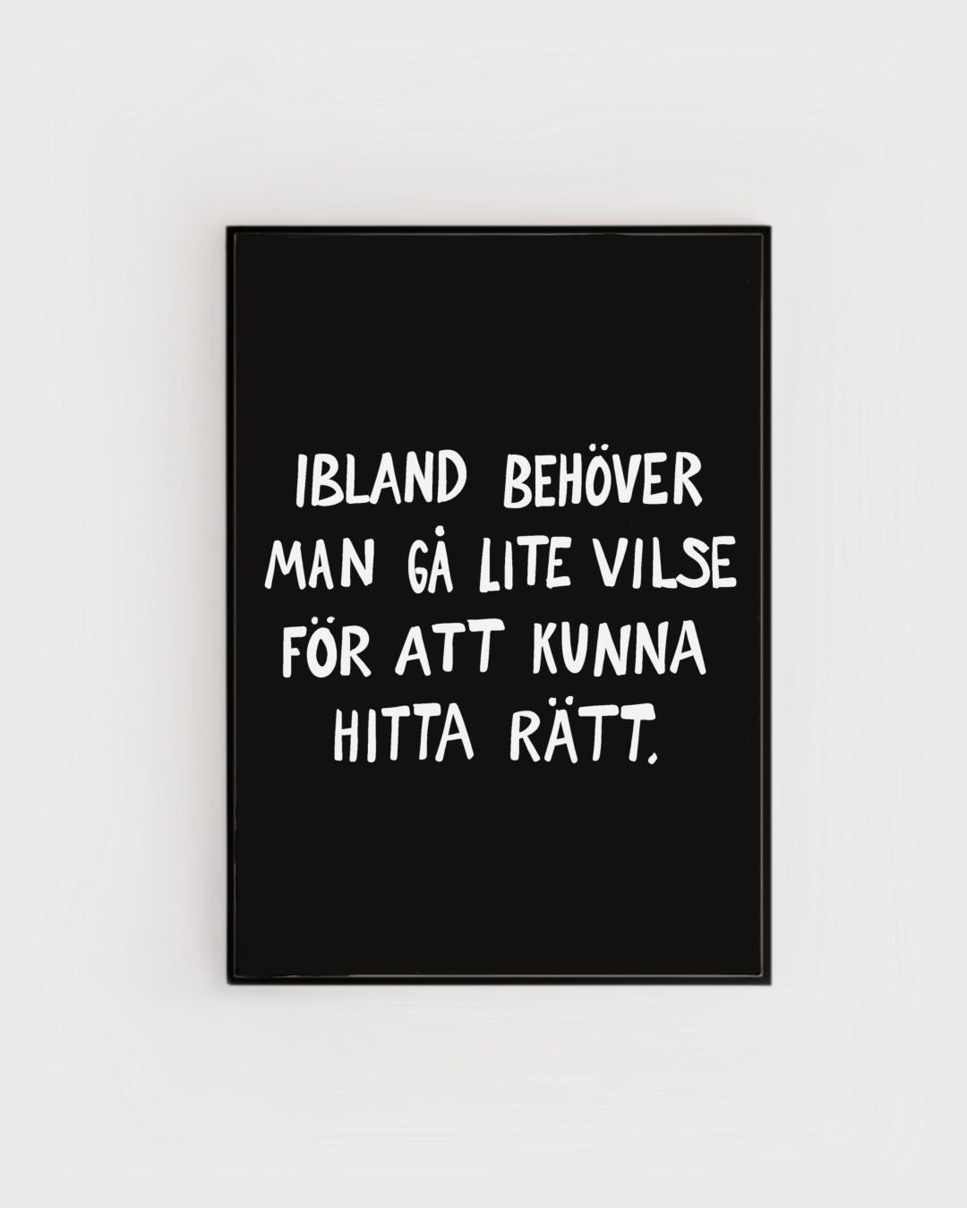 Poster | Gå vilse | Grafik bageri